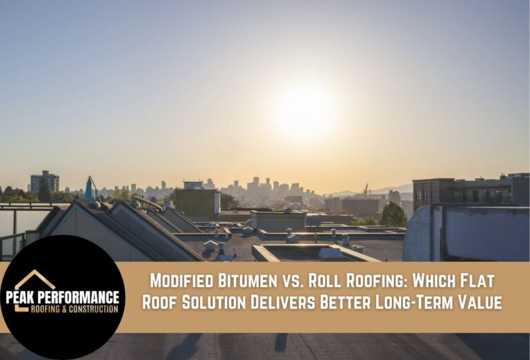 Modified Bitumen vs. Roll Roofing: Which Flat Roof Material Lasts Longer?